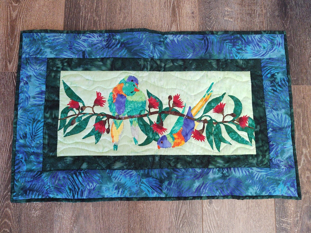 Mckenna Ryan Applique Quilt, Merry Mates, Quilted Wall Hanging, Art ...
