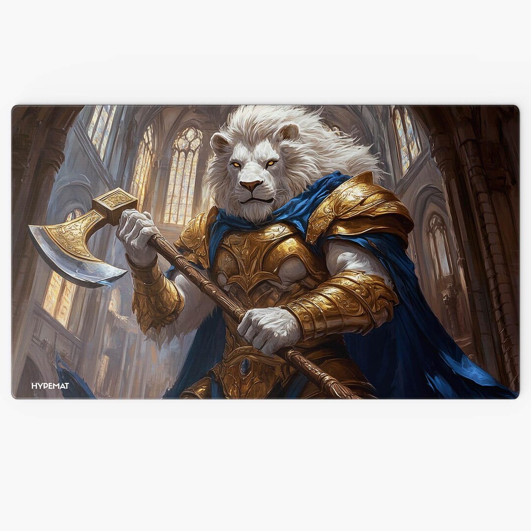 Magic: the Gathering - Lion Playmat + Zones 24" X 14" (610 X 355 Mm, 3 ...