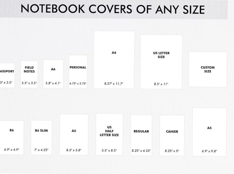 Custom Journal Cover, A5 Journal Cover, Leather Notebook A5, Refillable ...