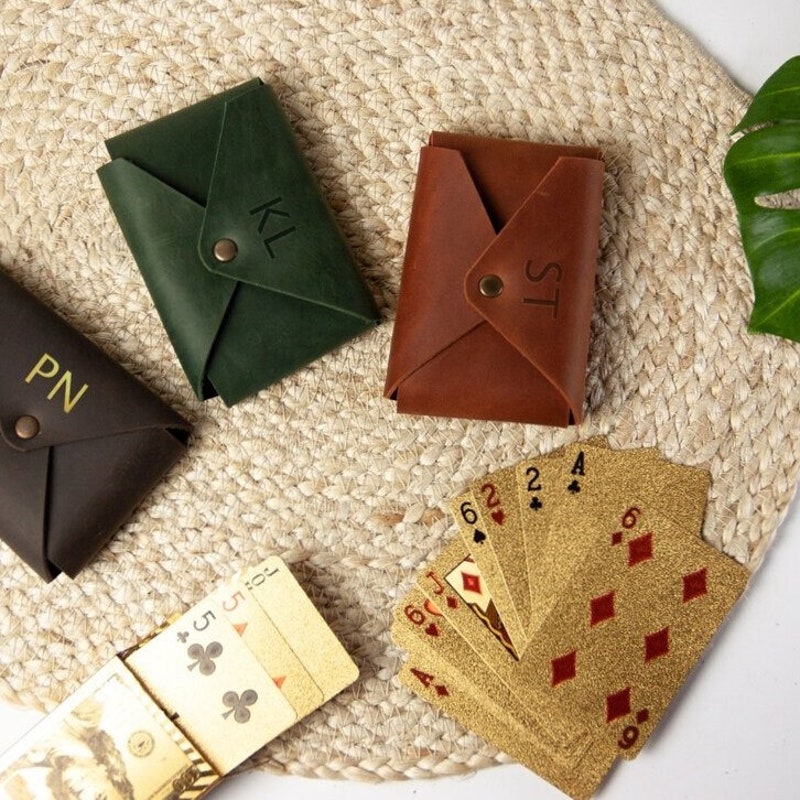 Leather Deck Box - Etsy