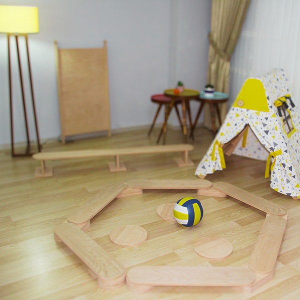 Wooden Balance Beam - Etsy