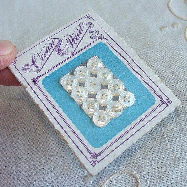 Tiny Antique Buttons - Etsy