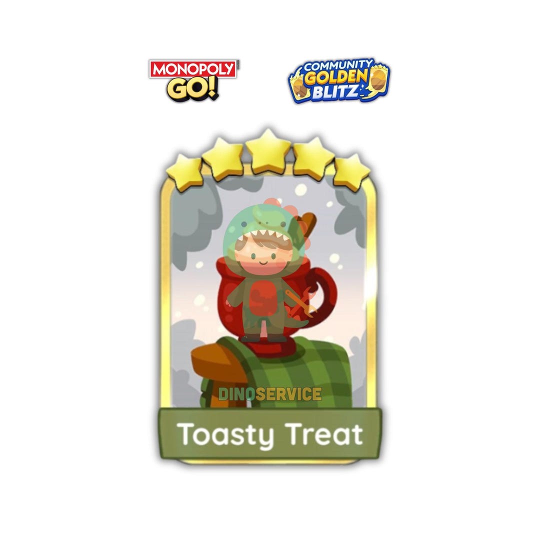 Monopoly GO Toasty Treat Set 19 Golden Blitz - Etsy