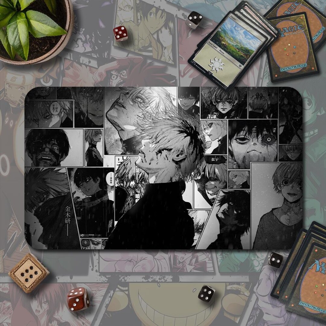 Anime Playmat: Tokyo Ghoul Mouse Pad Personalized Mtg Play Mat , Gaming ...