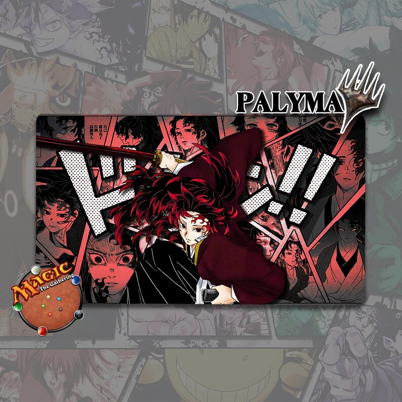 Anime Playmat: Demon Slayer Mouse Pad Personalized Mtg Play Mat ...