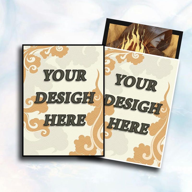 Custom Card Sleeves - Etsy