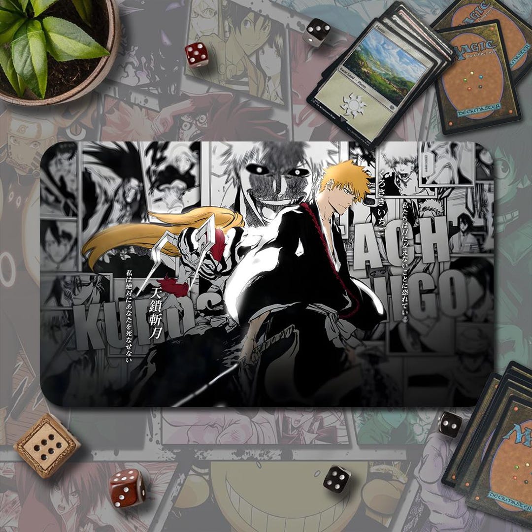 Anime Playmat: Bleach Playmat Personalized Mtg Play Mat , Gaming Mouse ...