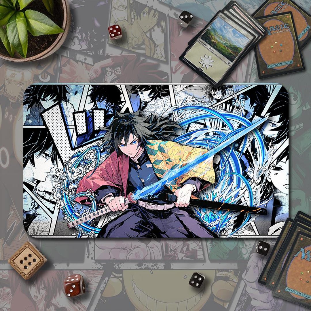 Anime Playmat: Demon Slayer Mouse Pad Personalized Mtg Play Mat ...