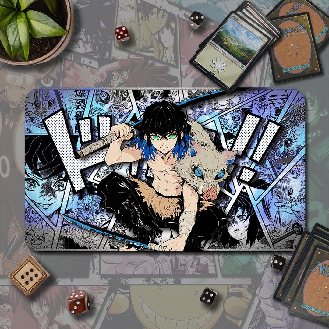 Anime Playmat: Demon Slayer Mouse Pad Personalized Mtg Play Mat ...