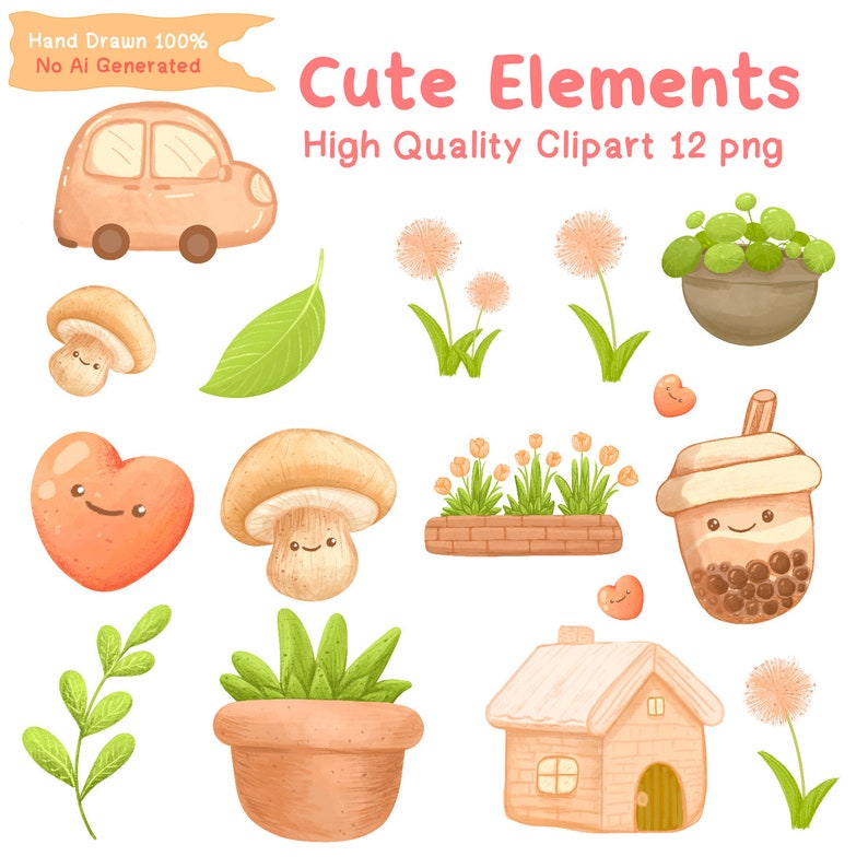 Cute Element Clipart Cute Element Clipart Dimension is 3,000x3,000 Px ...