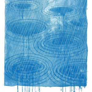 DAVID HOCKNEY Rain (1973) (62x50cm), Art Poster Canvas, Free Shipping ...