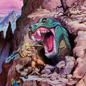 EARL NOREM He-man 3 (62x46cm), Art Poster Canvas, Free Shipping!!! - Etsy