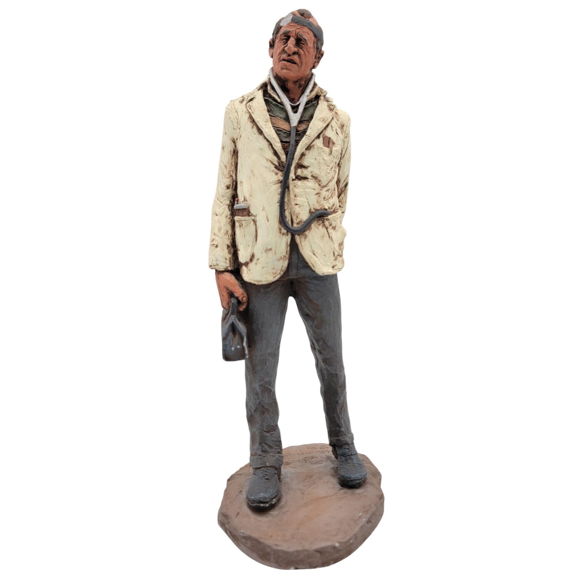 Michael Garman "the Doctor" Statue Male Figurine 12" Vintage Manitou ...
