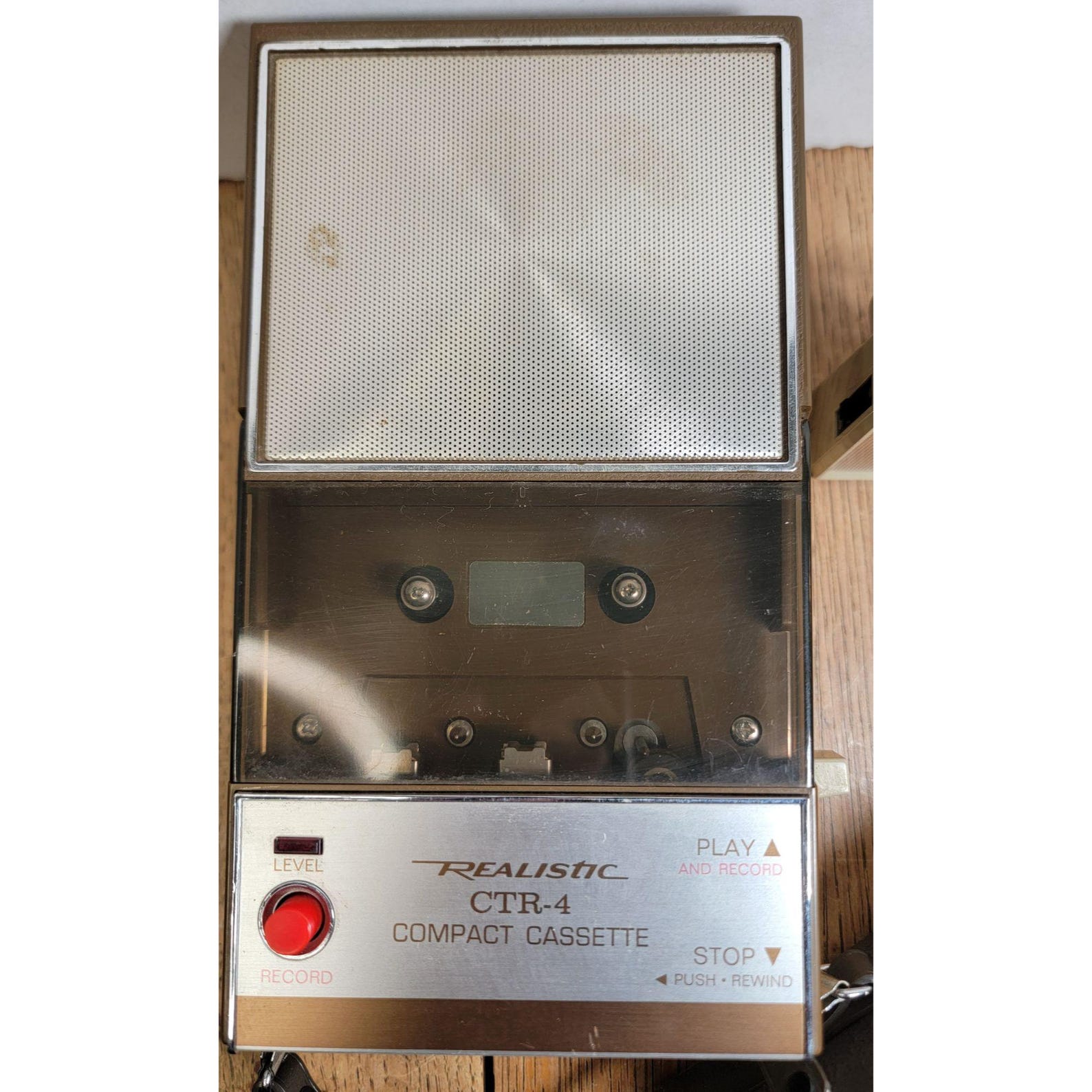 Rare Realistic CTR-4 Compact Cassette Player Recorder Radio Shack Japan ...