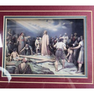 Jesus at Calvary 3D Cross Paper Tole Design Framed 12x14 Hand Crafted ...