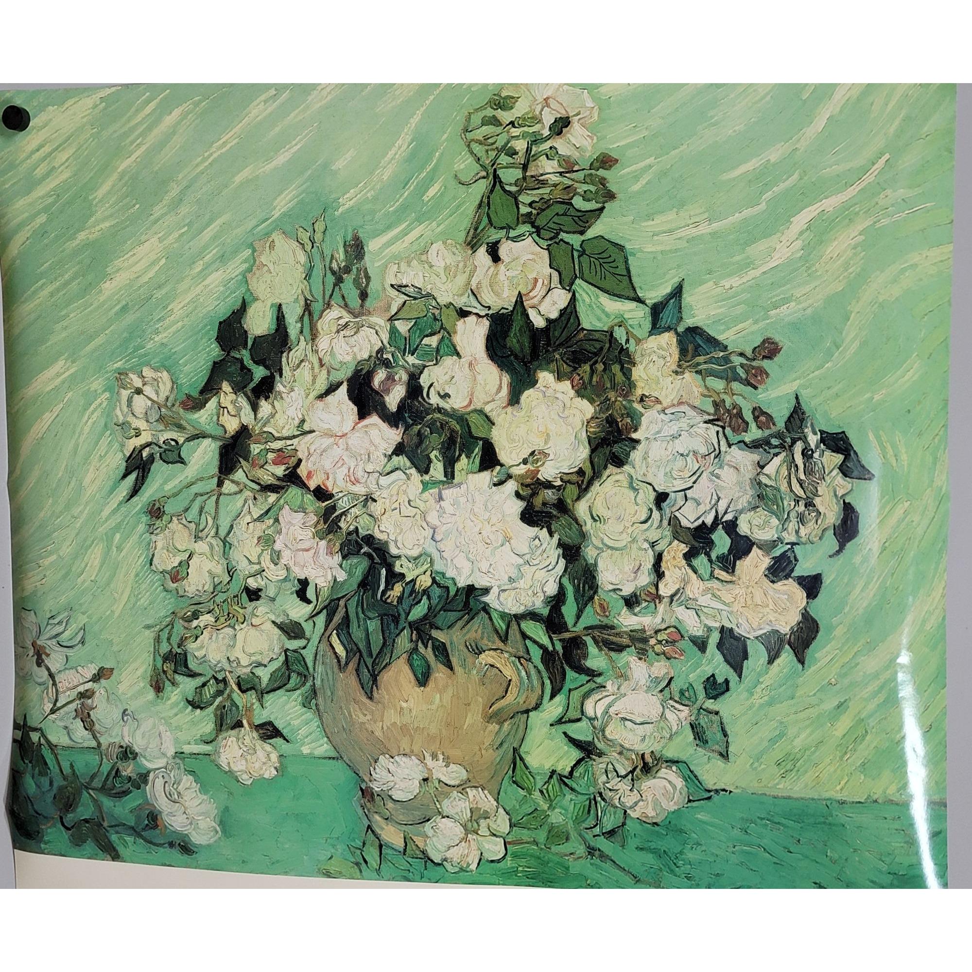 Vincent Van Gogh "white Roses" Print 28x35.5 National Gallery of Art ...