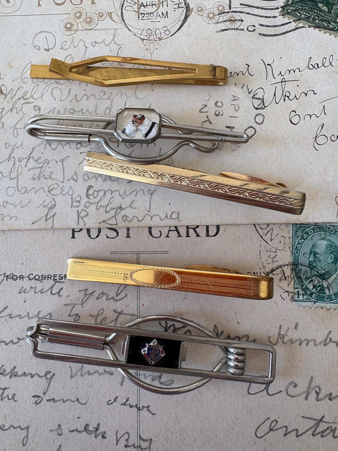 Awesome Set of Vintage Tie Bars or Tie Pins - Etsy