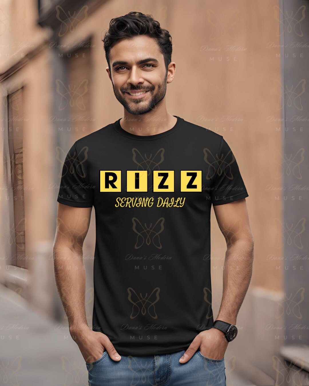RIZZ Serving Daily PNG File for Custom T-shirt Design - Etsy