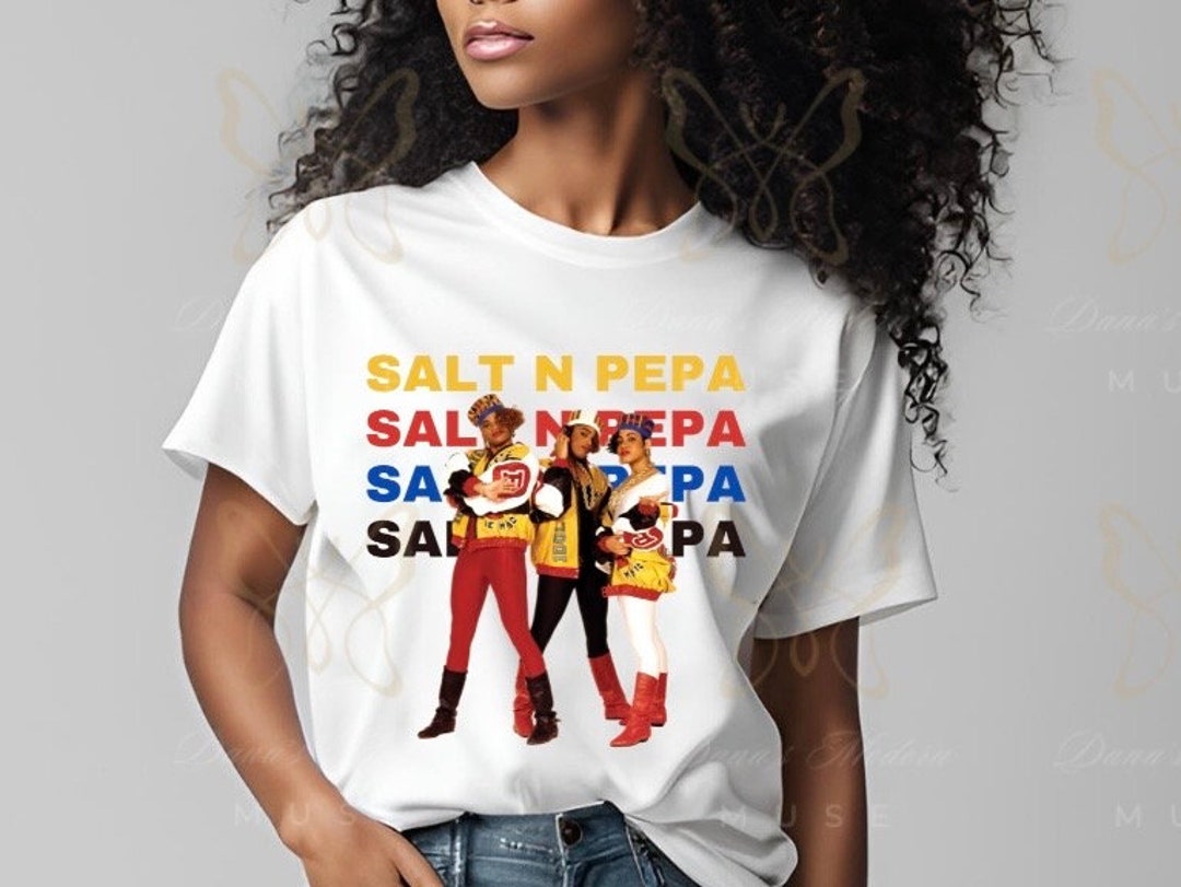 Salt-n-pepa PNG File | Retro Hip Hop Graphic for Custom T-shirt Design ...