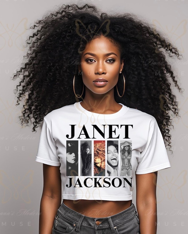 Janet Jackson Vintage Album Cover PNG File for Custom T Shirt Design - Etsy