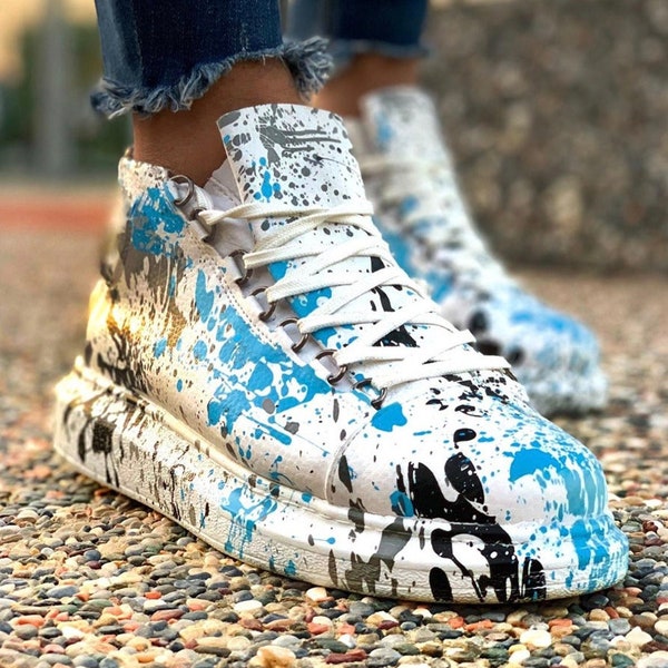 Painted Sneakers - Etsy