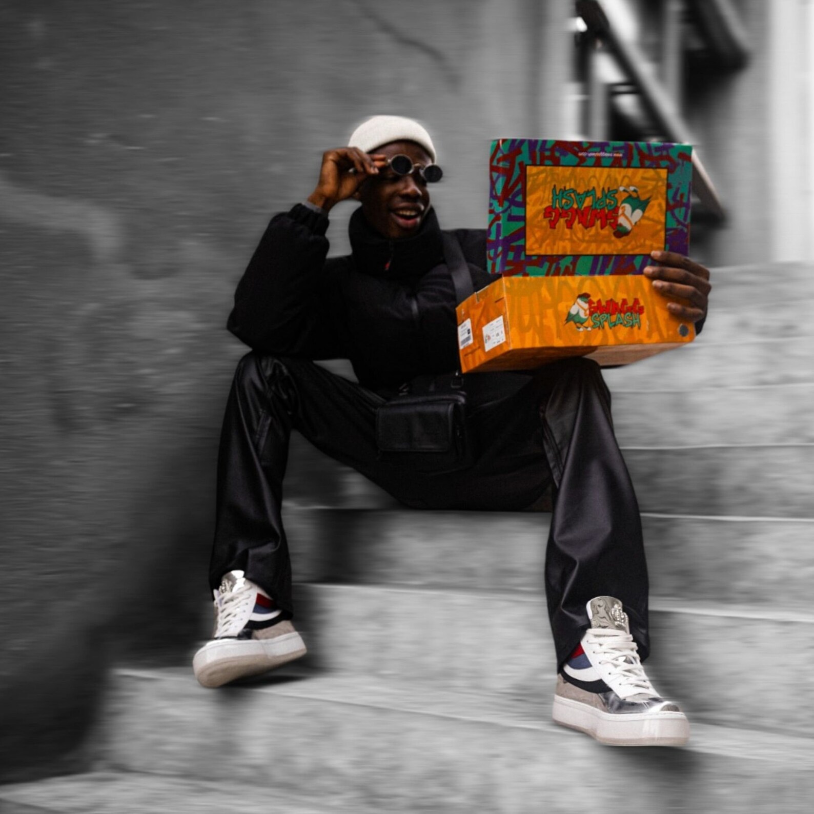 Custom Hand Paint Sneakers Swagg Splash Limited Edition Flamingo ...