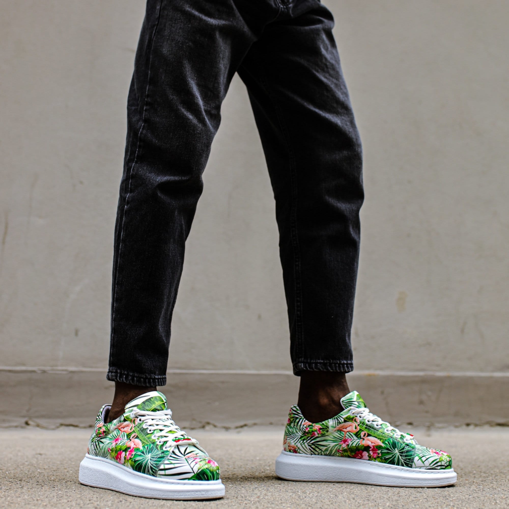 Custom Hand Paint Sneakers Swagg Splash Limited Edition Flamingo ...