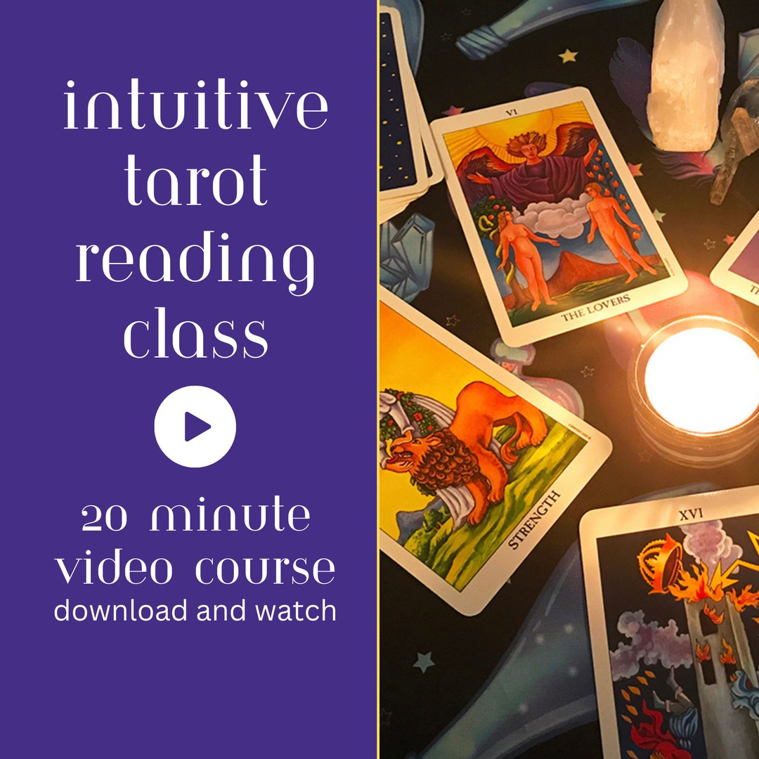 Intuitive Tarot Reading Class Dive Deep Into the World of Tarot - Etsy