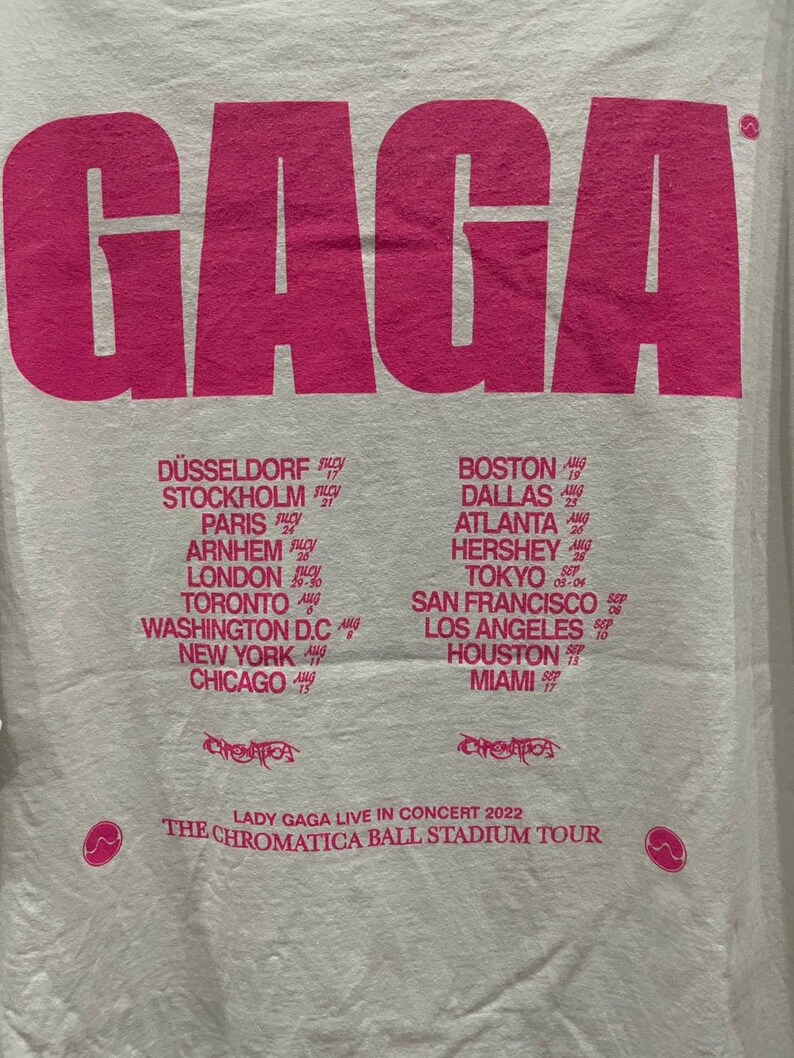 Lady Gaga Chromatica Ball Stadium Tour - Etsy