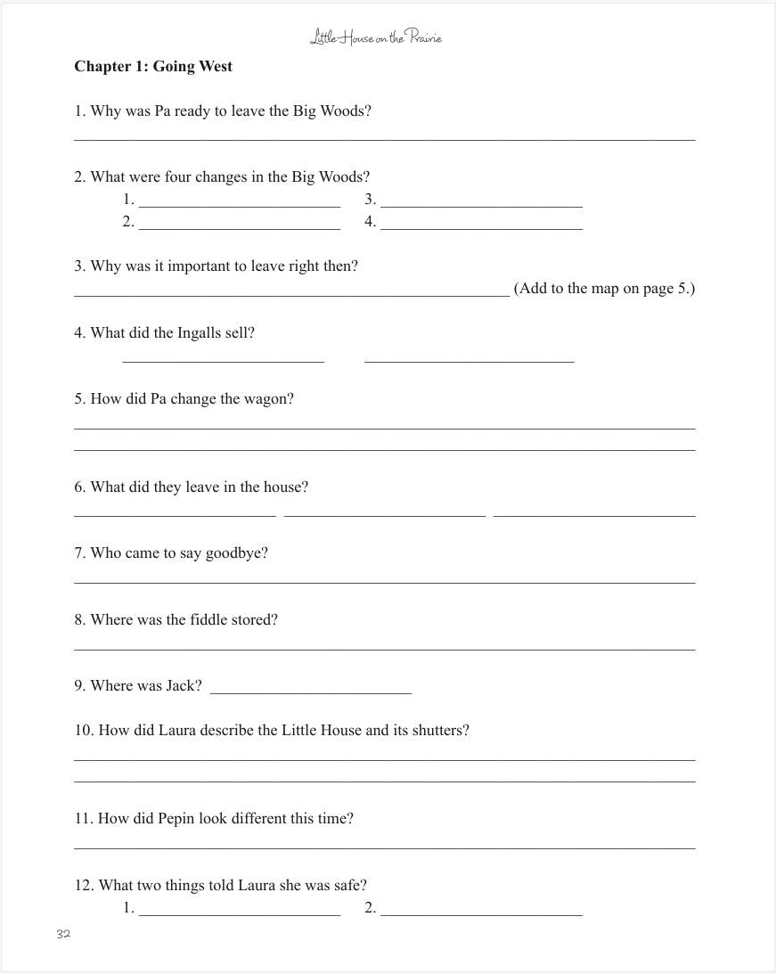 Lessons From Home student 2nd Edition Little House Series Workbook ...