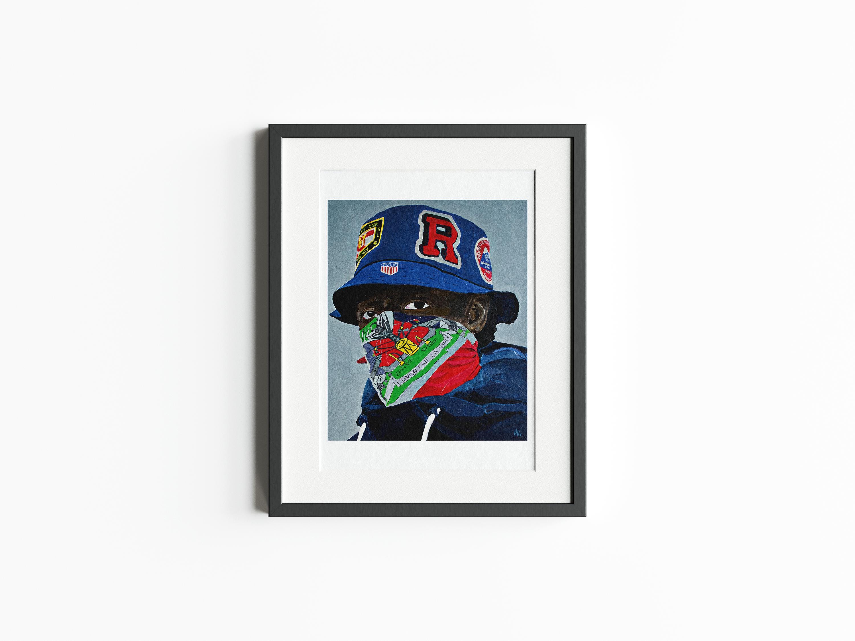 Mach Hommy - Rich Haitian - Acrylic Painting/ Art Print - Hip Hop, Rap ...