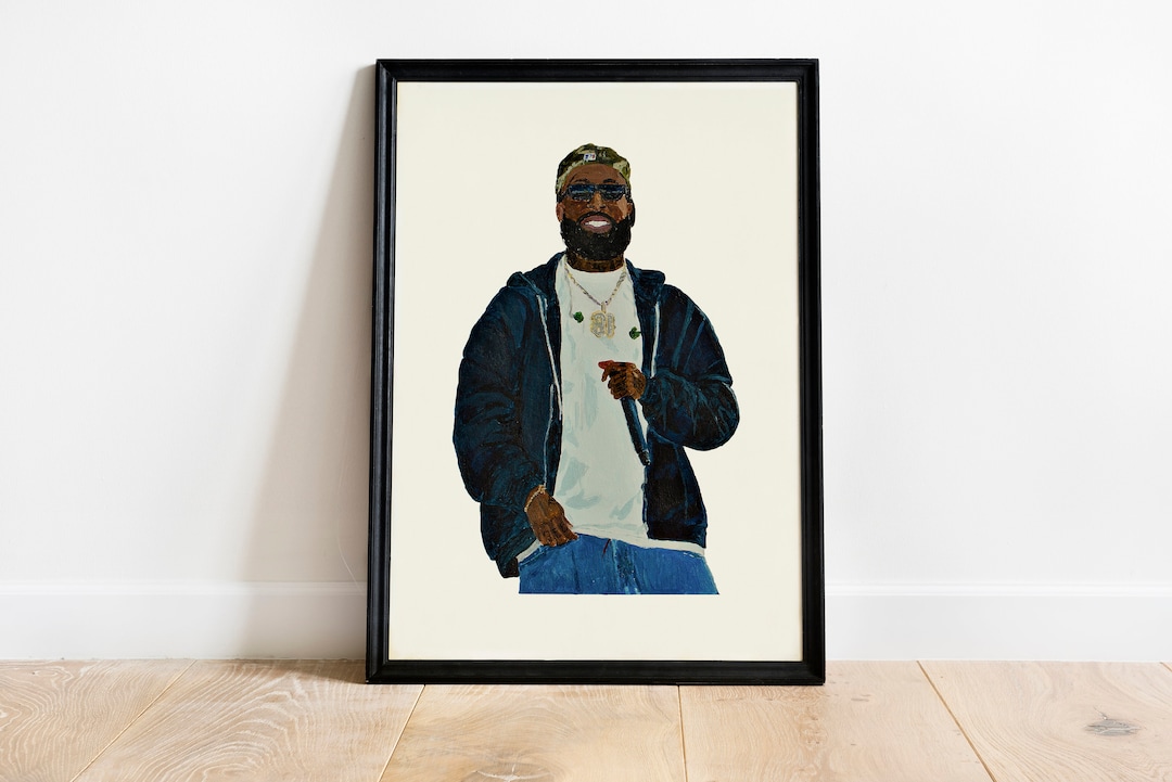 Larry June Art Print/poster by Alix - Hip Hop Top Artist - Etsy