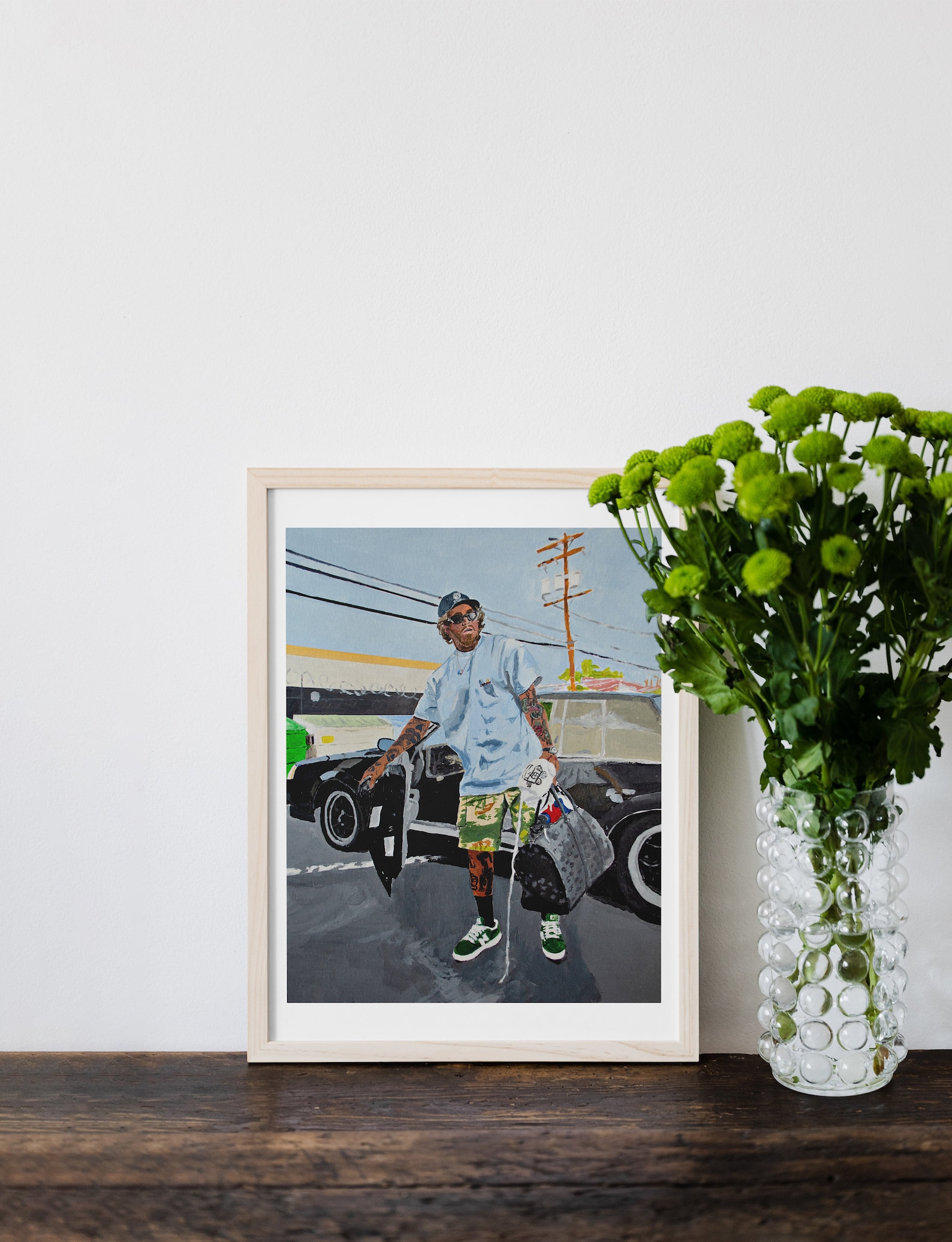 Chito Vera Art Print, UFC Fighter Street Style Portrait, Streetwear ...