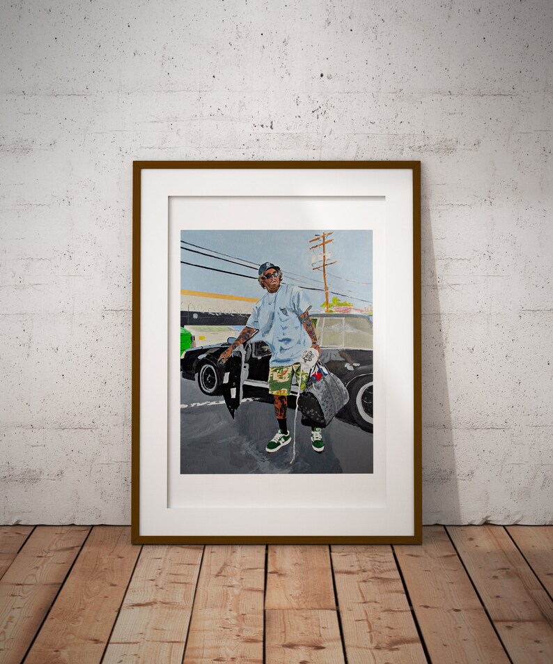 Chito Vera Art Print, UFC Fighter Street Style Portrait, Streetwear ...