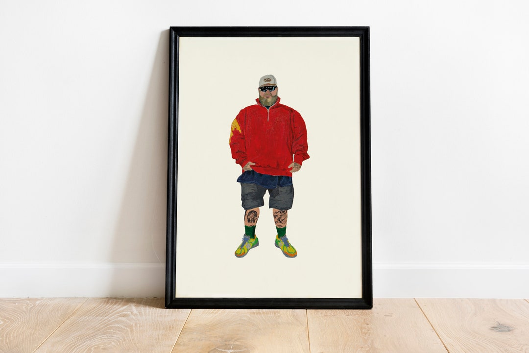 Action Bronson Art Print/poster by Alix, Hip Hop, Rap, Basketball ...