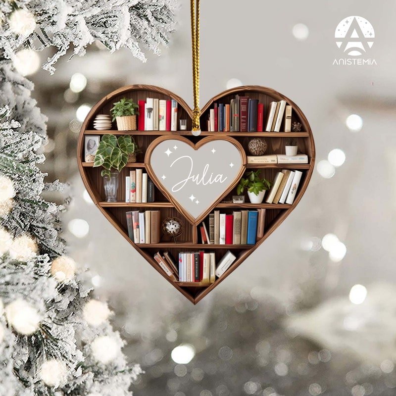 Bookclub Christmas Ornament - Etsy