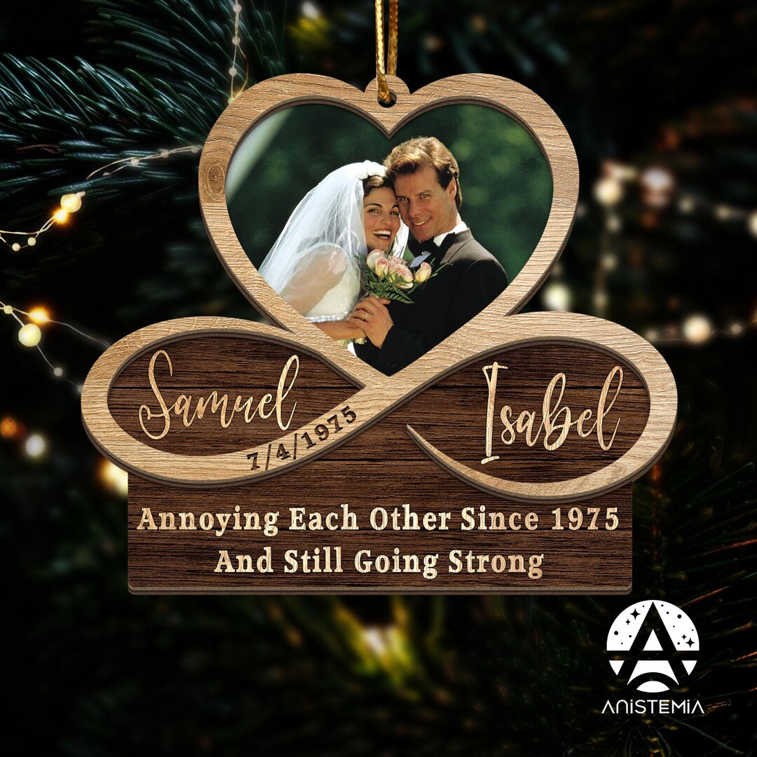 Personalized Annoying Each Other Since Wood Ornament, Couple ...