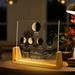 Custom Moons Phase LED Night Light, Personalized Moons Phase With Kids ...