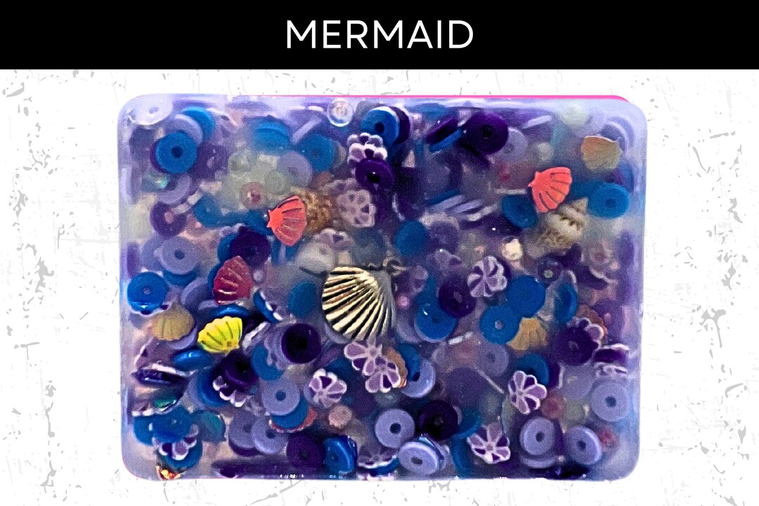 Picky Pad Unique Mermaid Picky Pad for Anxiety Relief Skin Pick Fidget ...