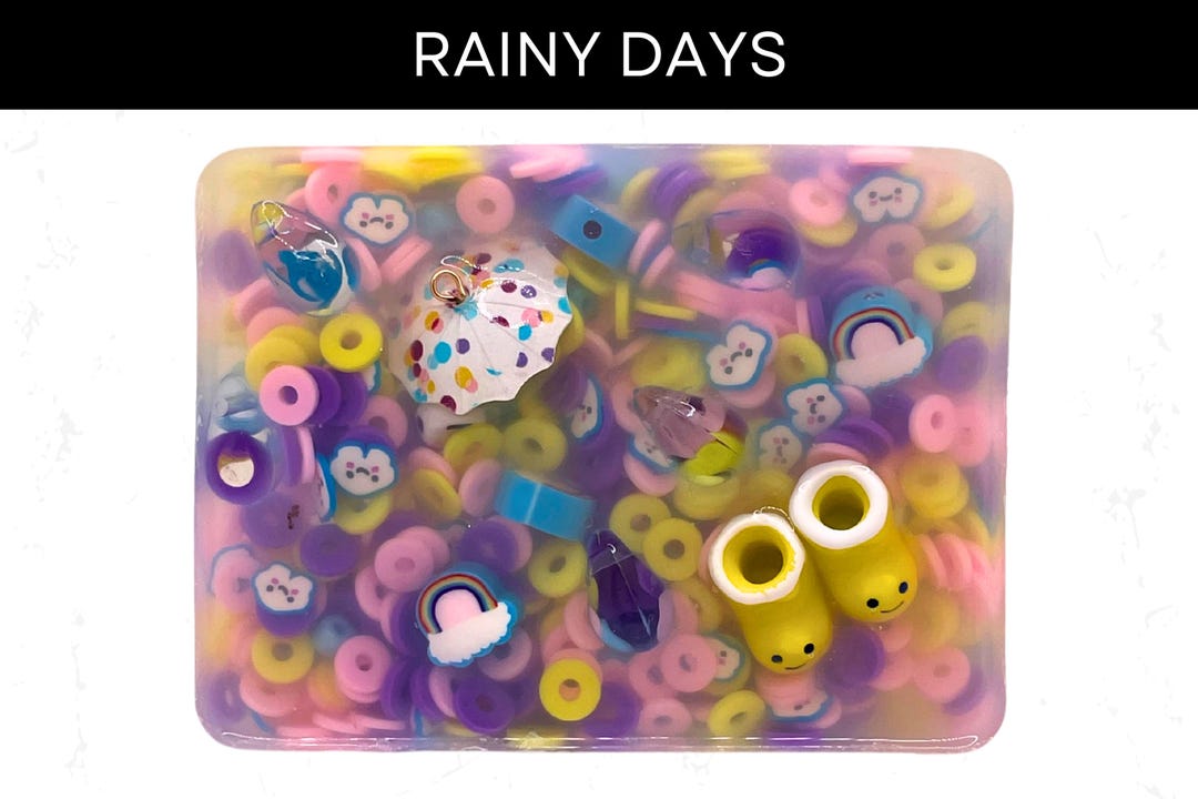 Picky Pad Unique Rainy Days Picky Pad for Anxiety Relief Skin Pick ...