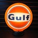 6" Polished Aluminum Globe Mounting Ring for Gas Pump Stamped Globe ...