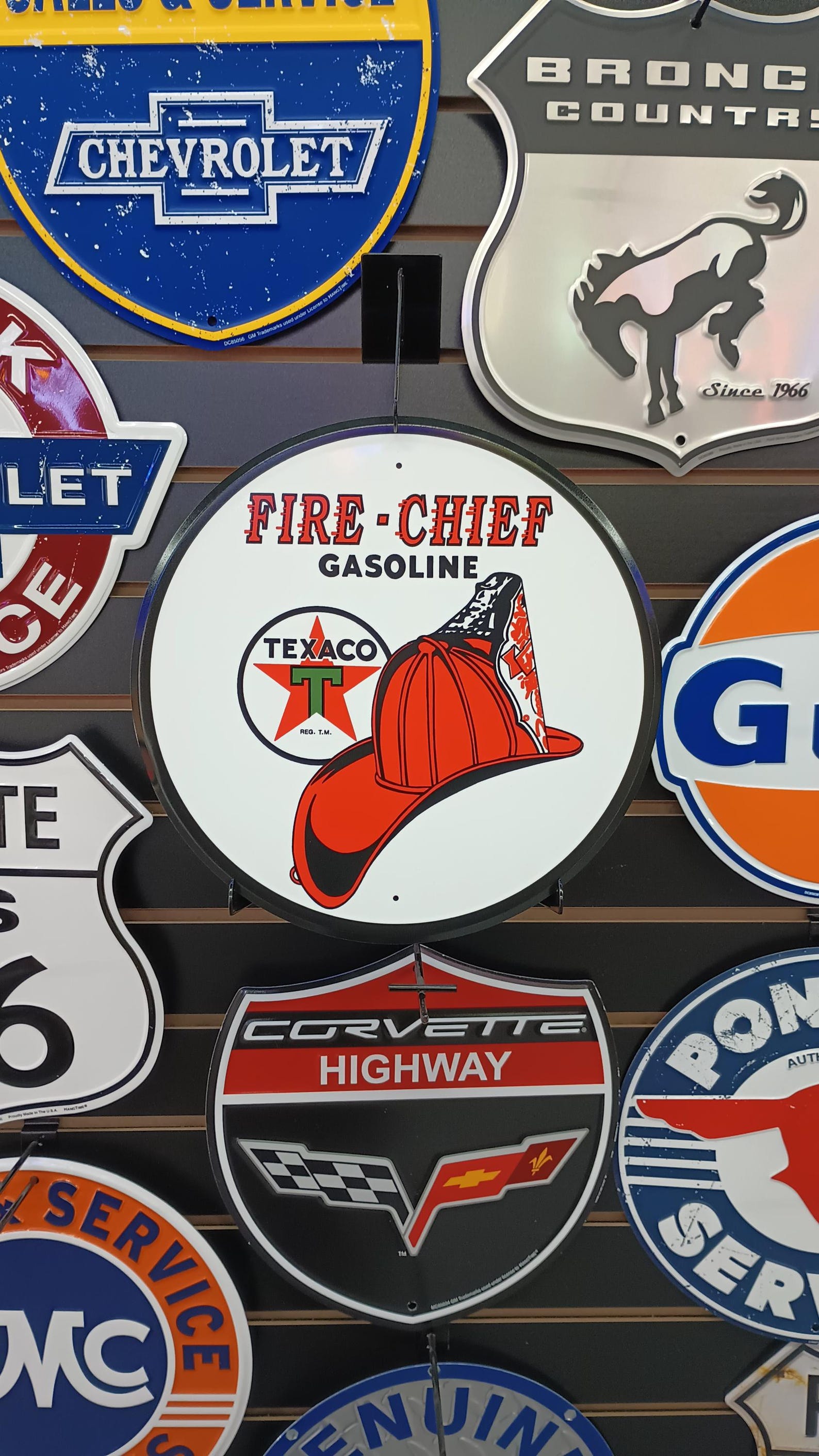 Red Hat Motor Oil Tin Sign 12" Garage Decor for Men Man Cave Wall Decor ...
