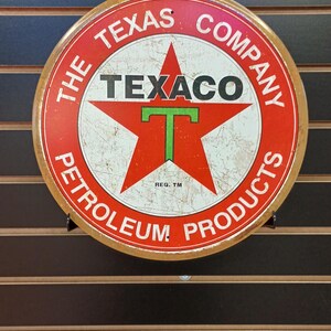 Esso Gas Tin Sign 12" Gas Station Theme Wall Decor Garage Decor for Men ...