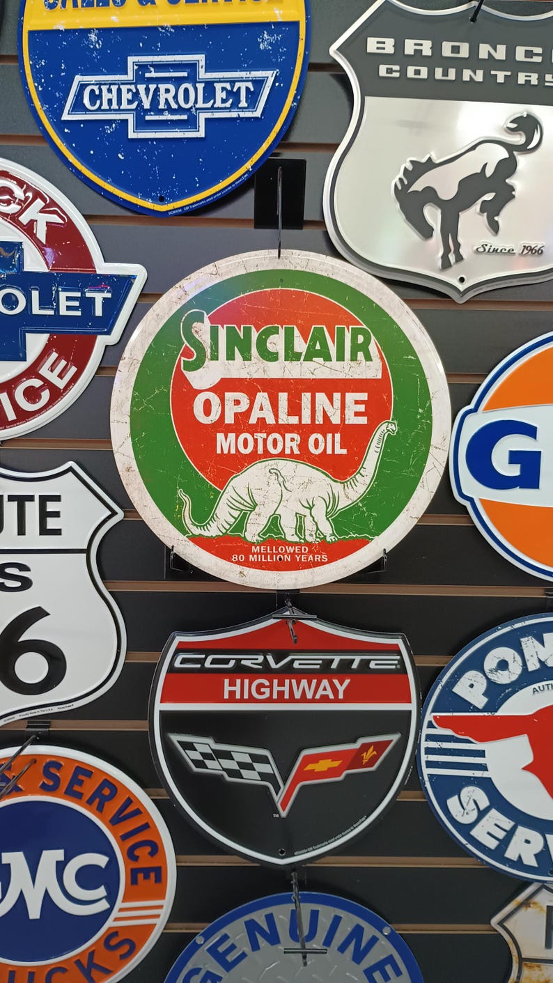 Mobil Pegasus Tin Sign 12" Mobilgas Signs Mobil Gas Station Themed ...