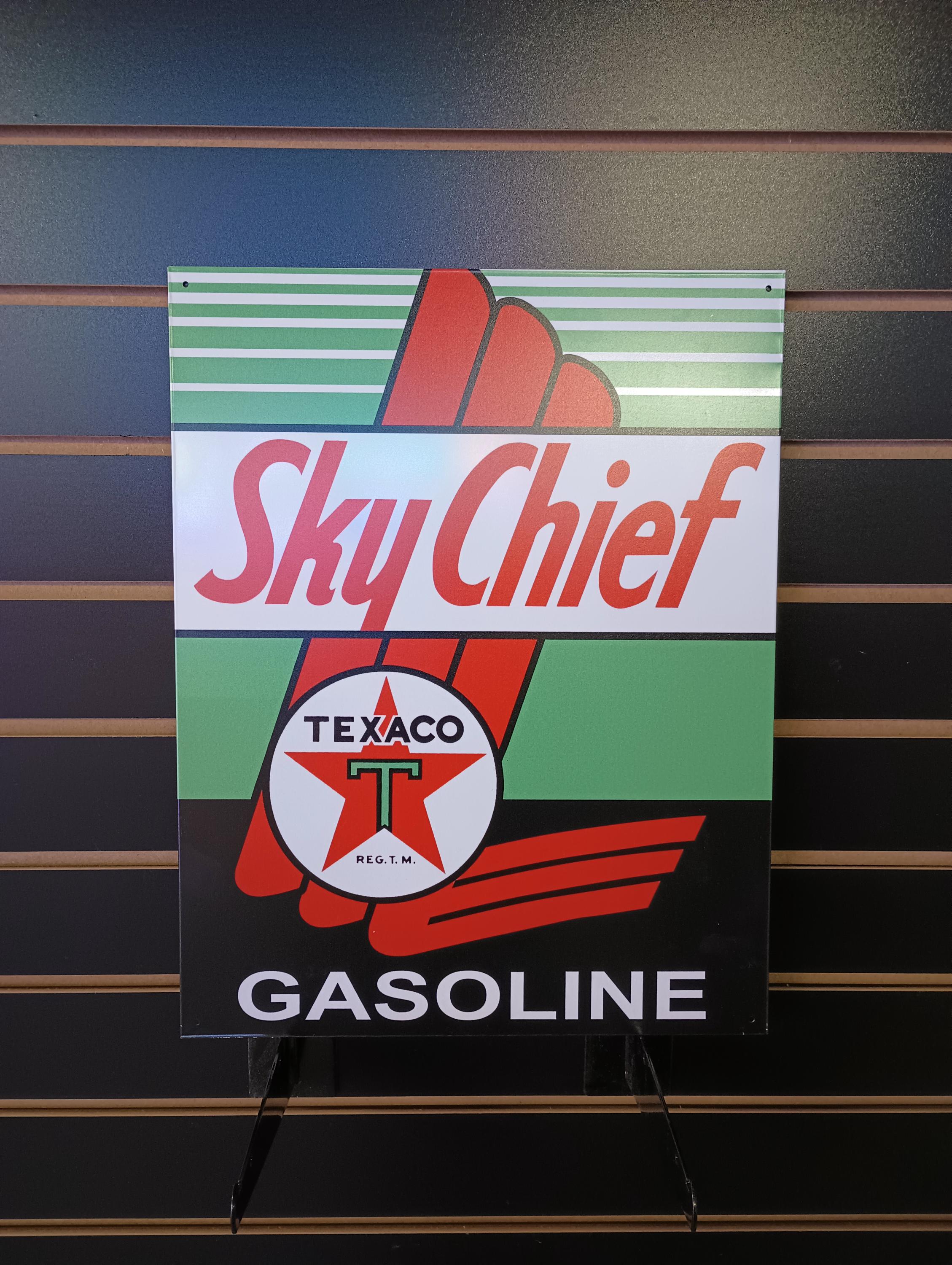 Gulf Gas Bent Arrow Tin Sign Garage Decor Men Gas Station Theme Airbnb ...