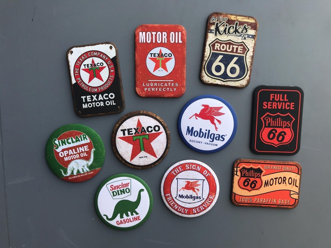 Route 66 Fridge Magnet Get Your Kicks Refrigerator Magnets Gas Station ...