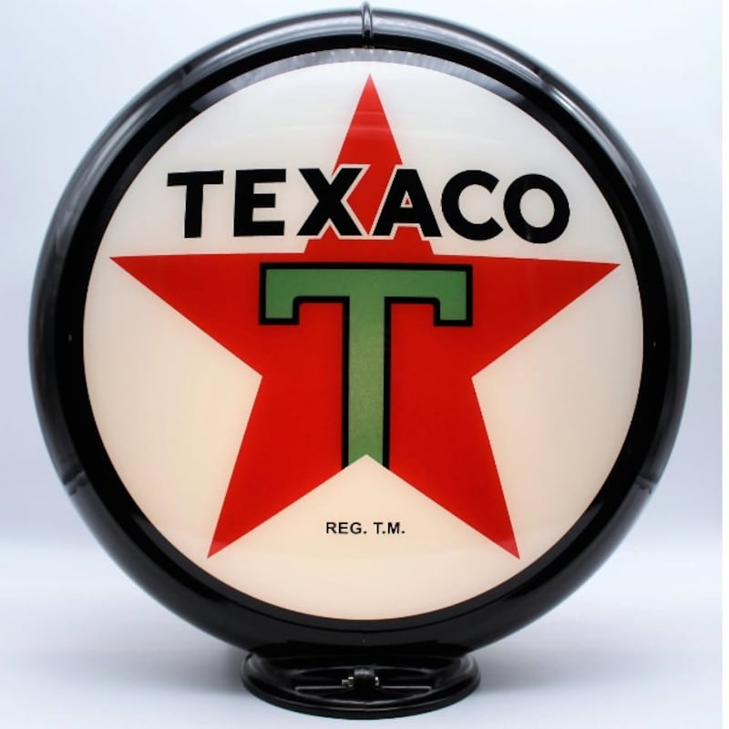 Texaco Gas Pump Globe - Etsy