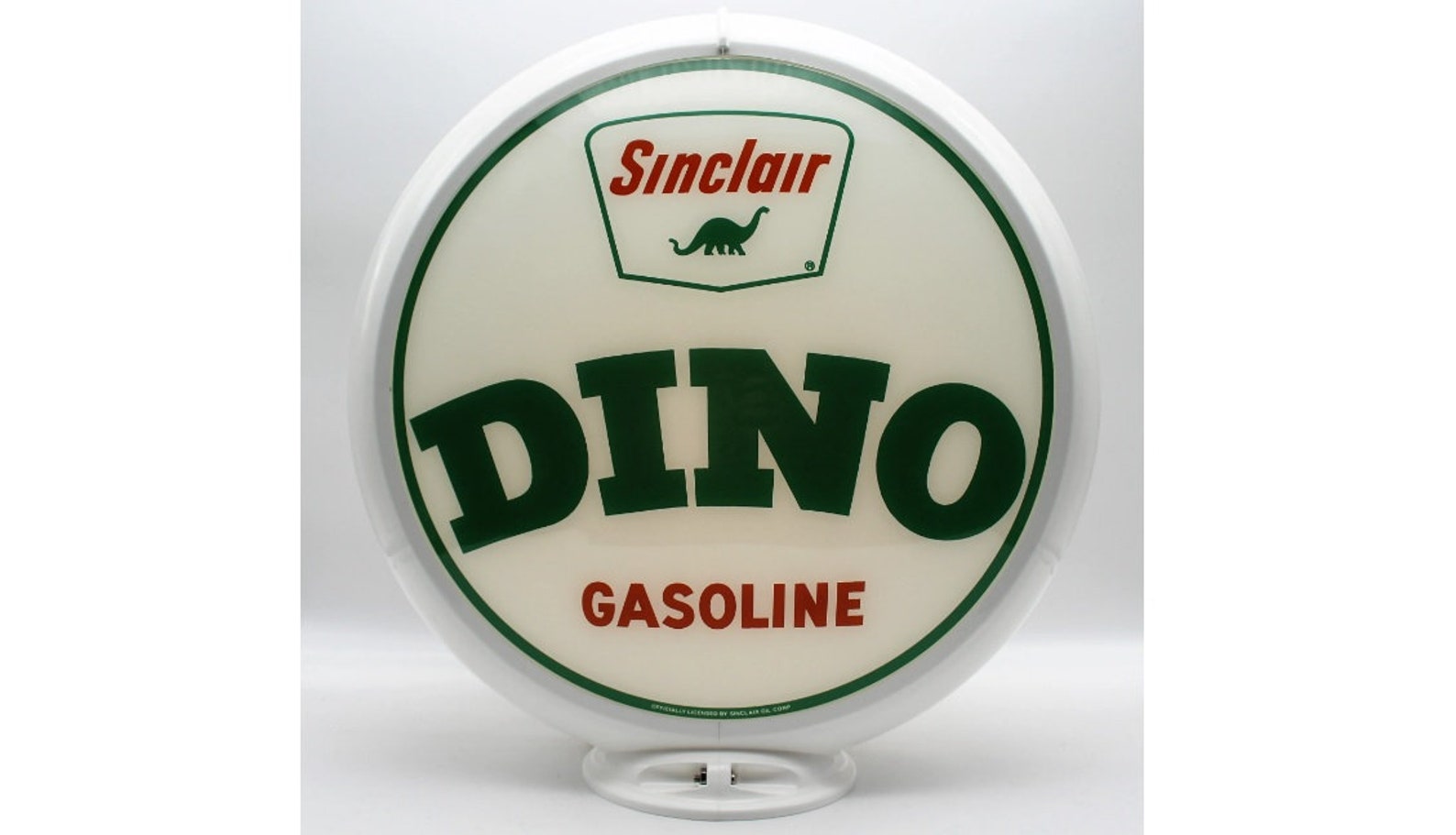13.5" Sinclair Ethyl Gas Pump Globe WITH or WITHOUT Heavy Duty Light ...