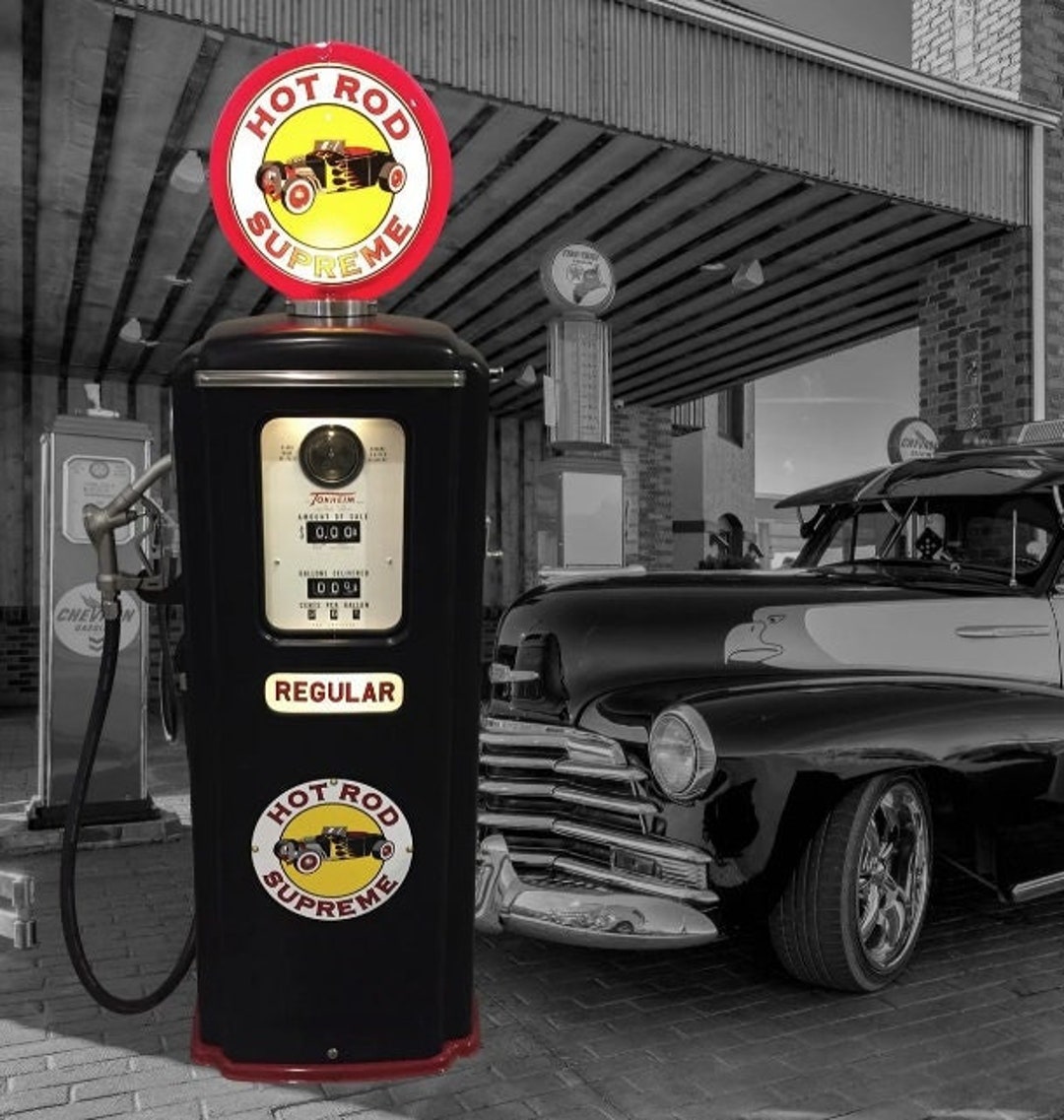CUSTOM BUILT to ORDER Hot Rod Supreme Gas Pump Tokheim 39 Museum ...