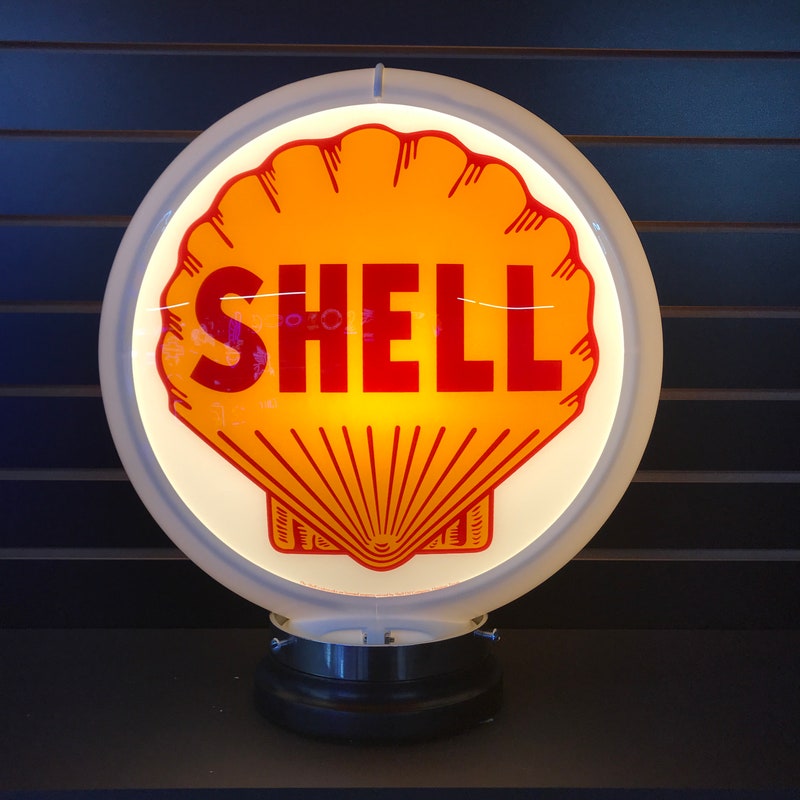 Shell Gas Pump Decor - Etsy